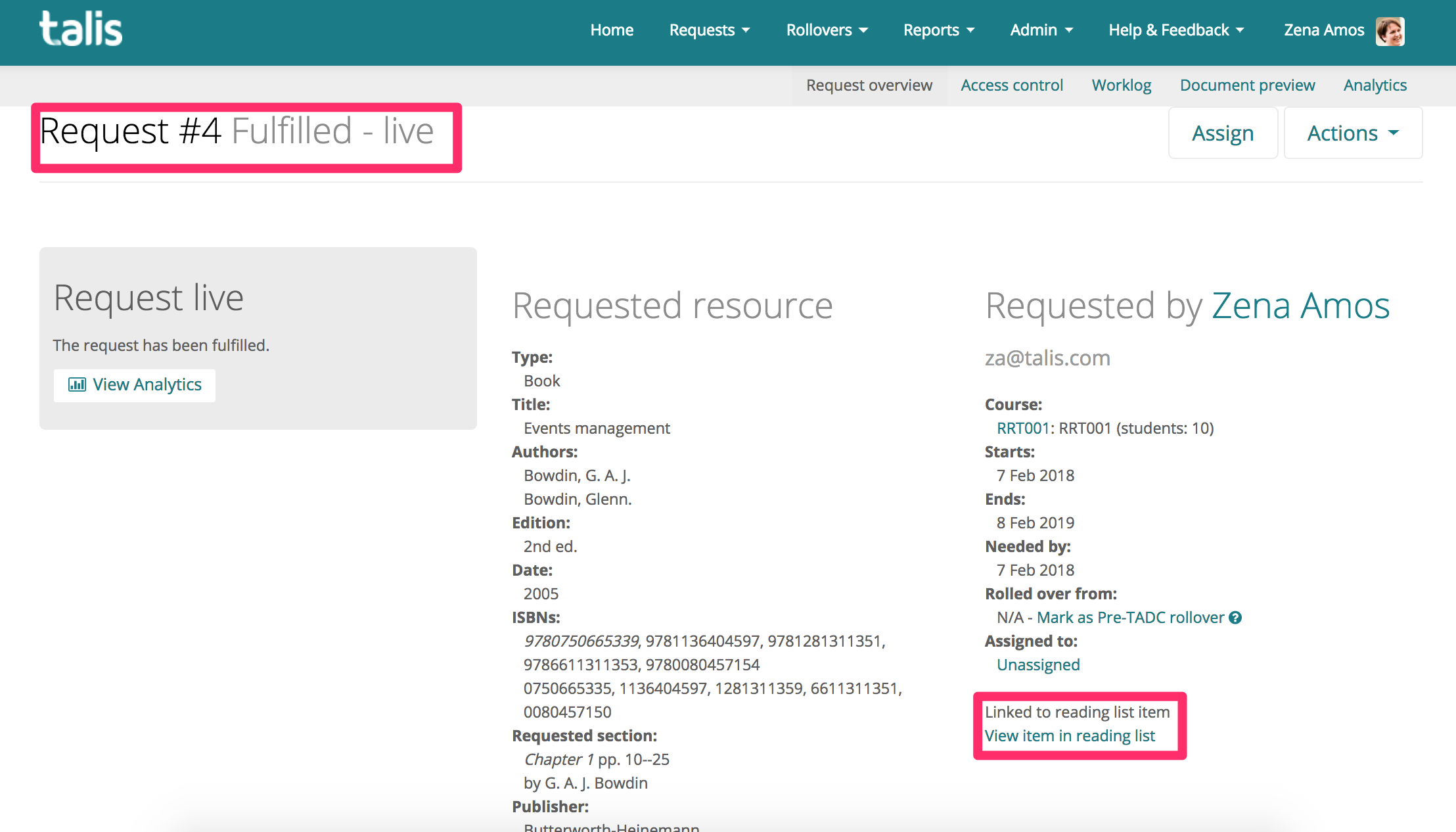 Replace request - Talis Aspire Digitised Content – Talis Aspire