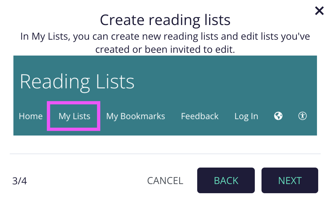 Onboarding guides in Talis Aspire – Talis Aspire