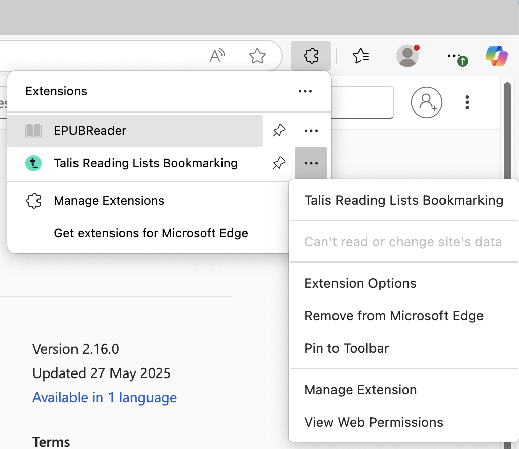 Installing and using a bookmarking extension – Talis Aspire